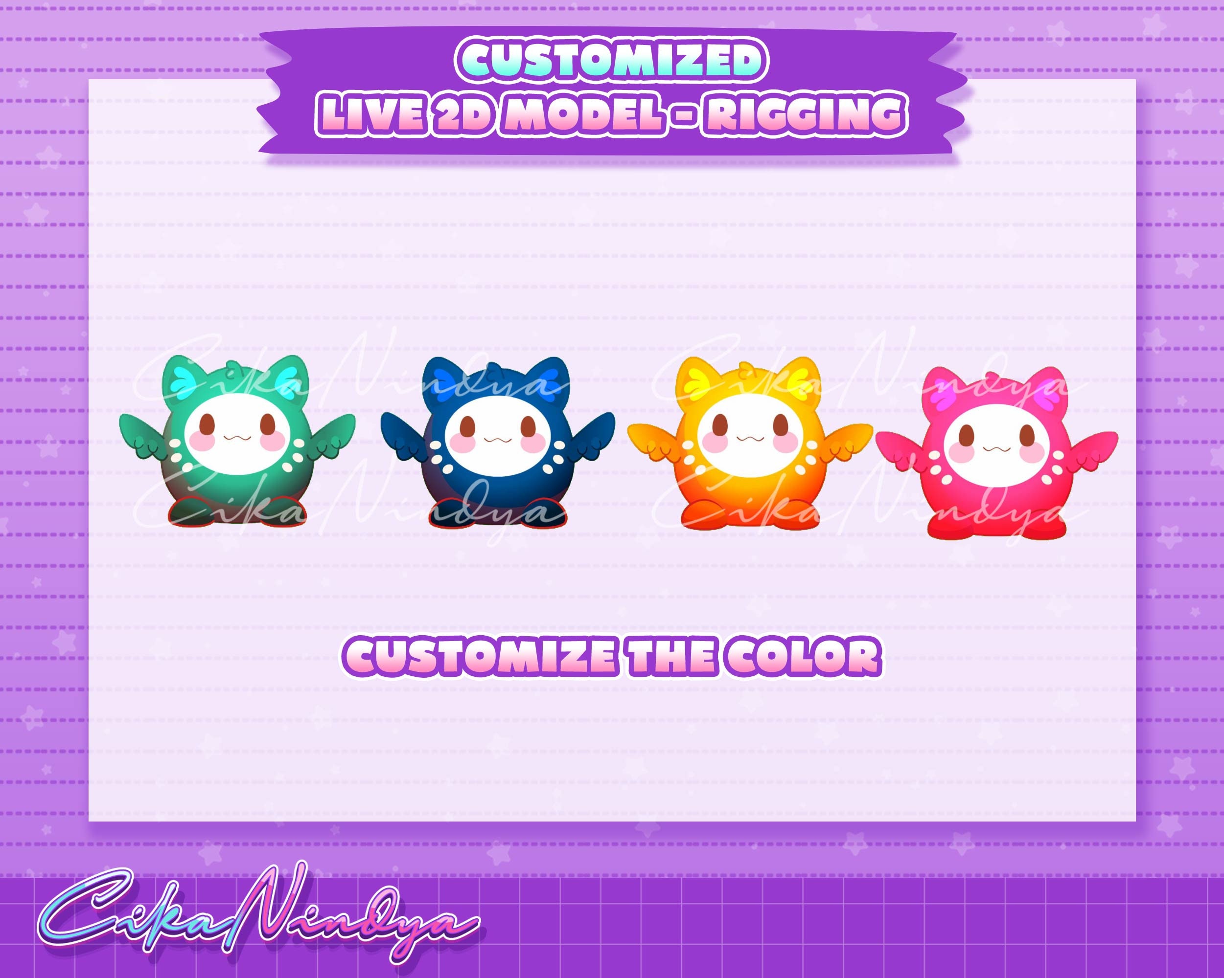 Pet Vtuber V8 - Vtuber Modelo, Vtuber, Cute Vtuber, Kawaii Vtuber ...