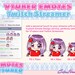 Vtuber Emote Emote Commission Animated Emote Emote Twitch - Etsy