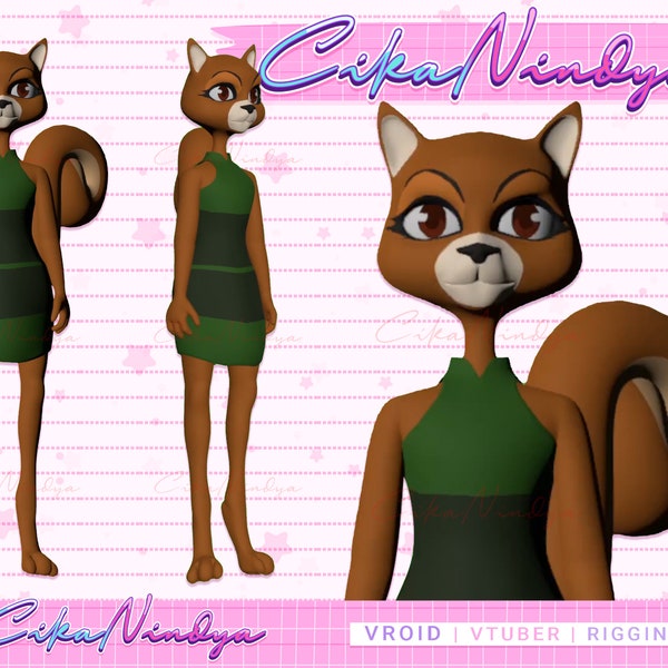 Vtuber Squirrel - Etsy