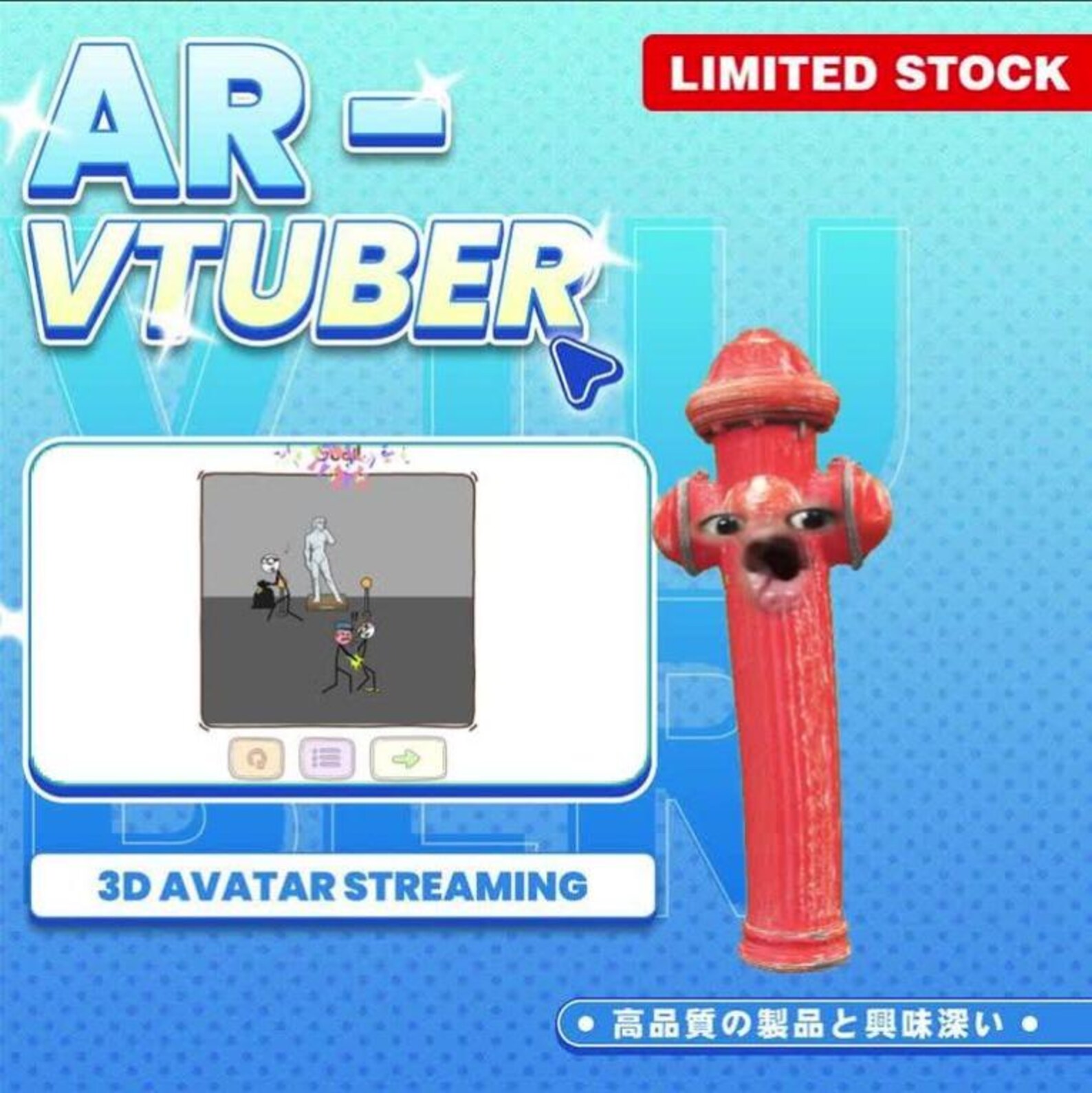 Pre-made 3D AR Vtuber Avatar | Stream Ready Virtual Character - Etsy