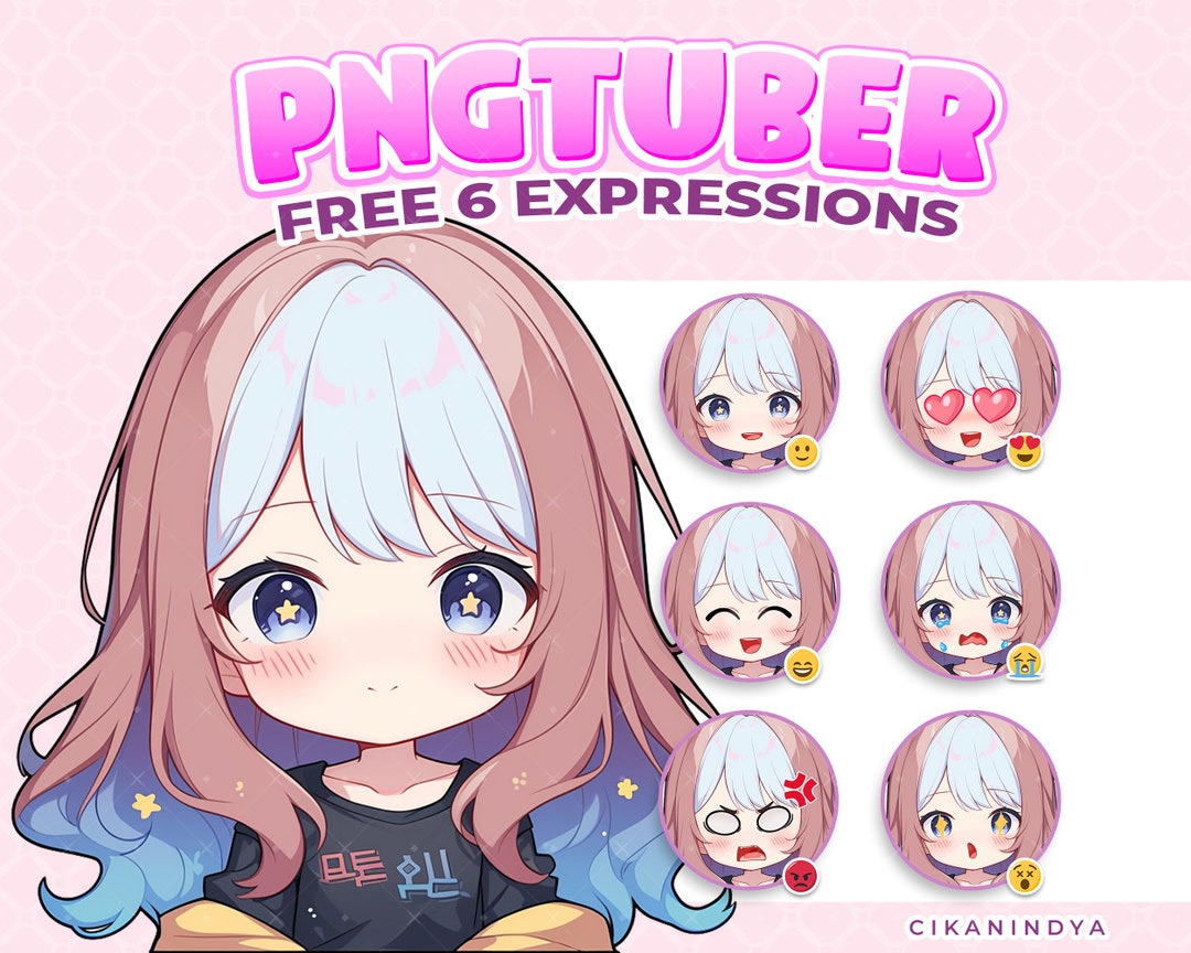 PNG Tuber | Transform Your Streaming Setup With Our Sweet Girl in ...