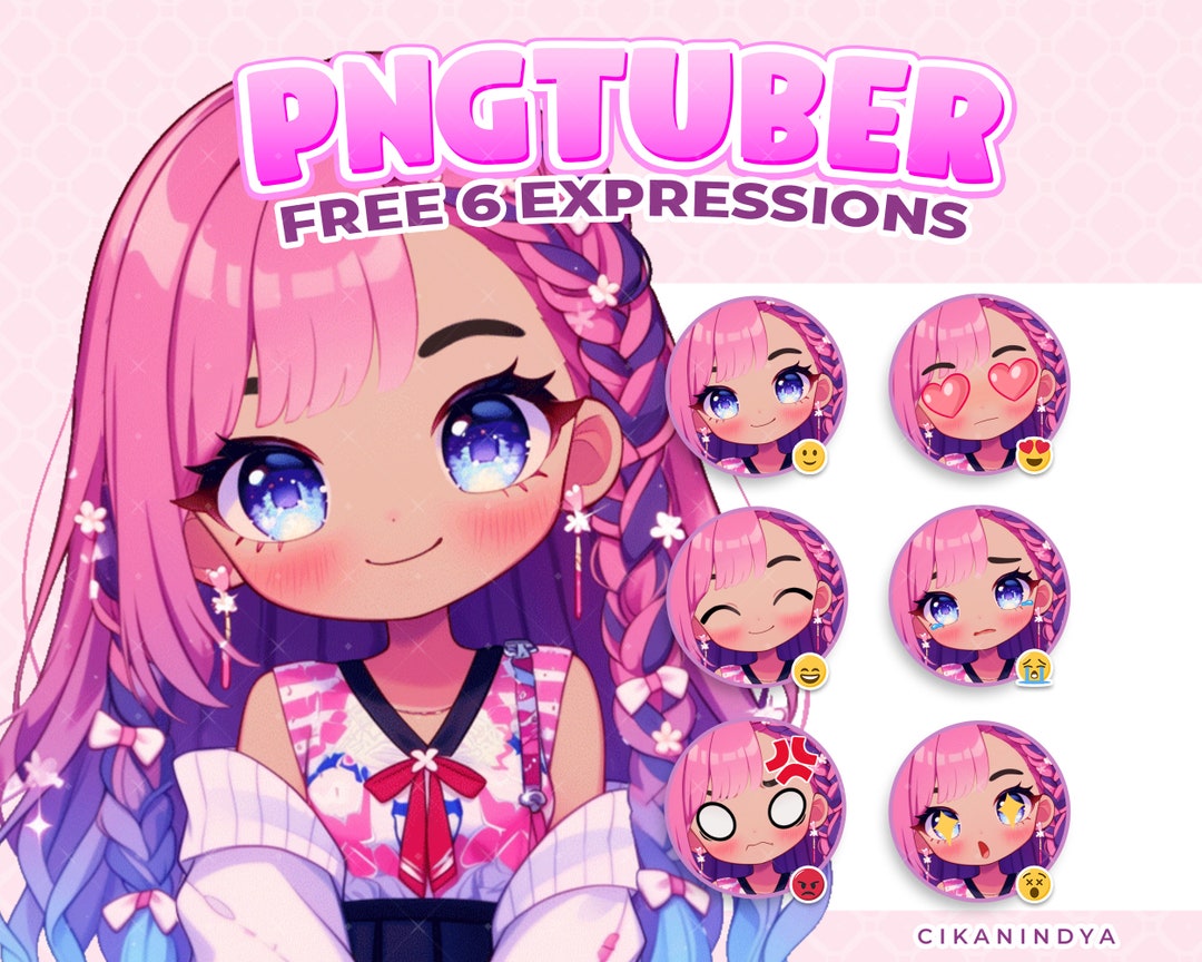 PNG Tuber | Make Your Streams Shine With an Endearing PNG Tuber | Get 6 ...