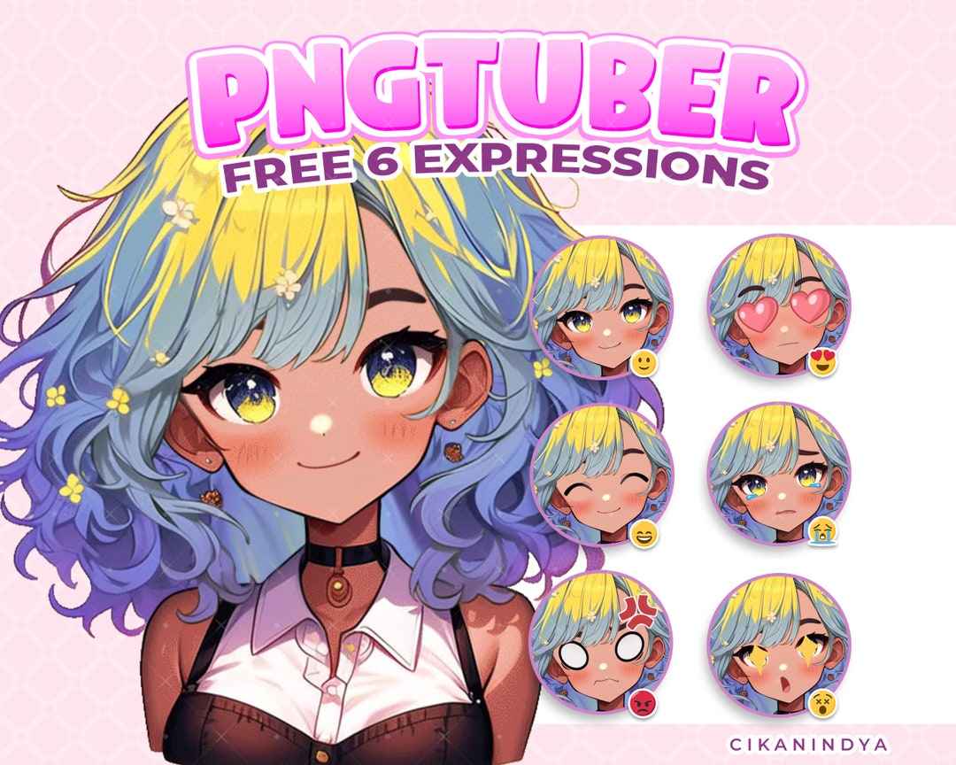 PNG Tuber | Enchanting Chibi PNG Tuber Girl Magic for Your Streams ...