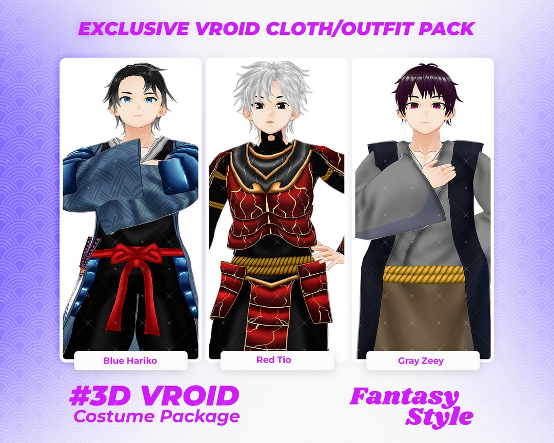 Vroid Clothing Pack, Vroid Clothes, Wizard Clothing, Costume, Spellcaster - Mystical Mage Vroid ...