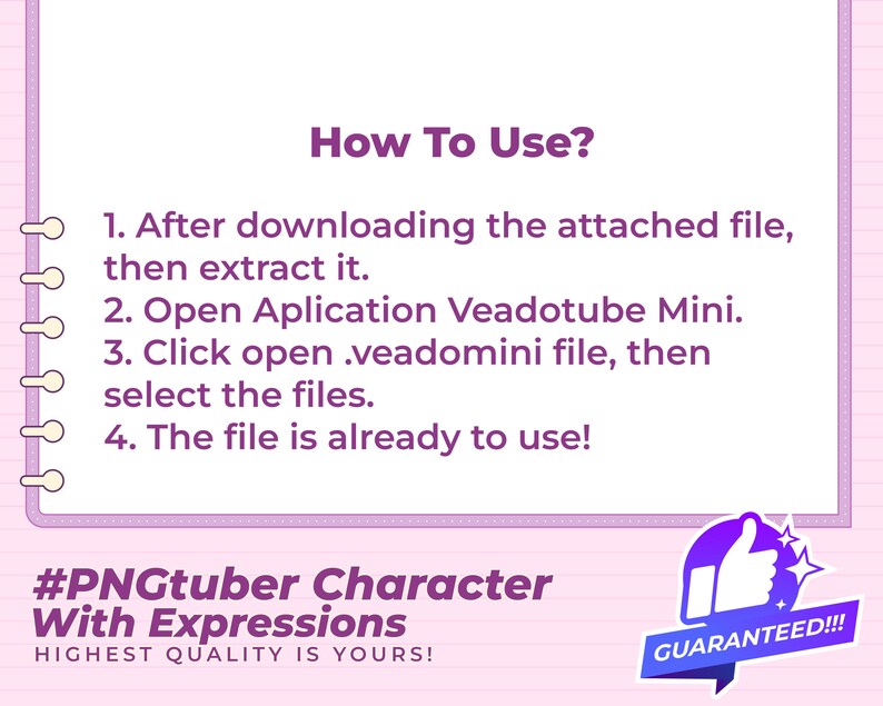 PNG Tuber Png Tuber Twitch Gif Pngtuber Pngtuber Model - Etsy