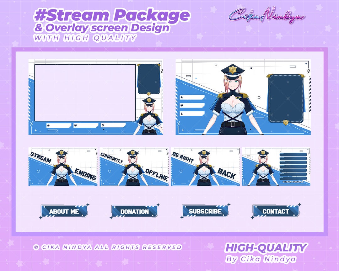 Vtuber Overlay, Streaming World, Streamer Journey, Virtual Game - Game ...