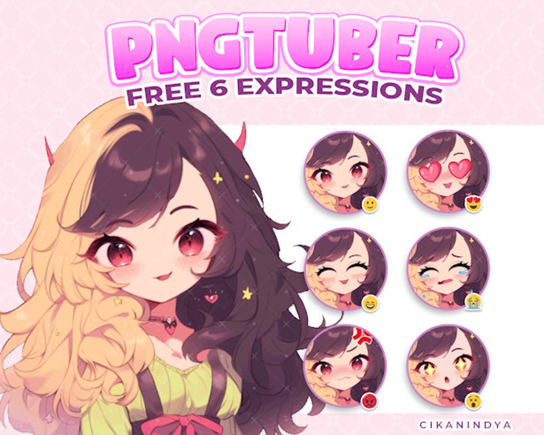 Pngtuber | Bright Yellow PNG Tuber Girl for Lively Streaming | Free 6 ...