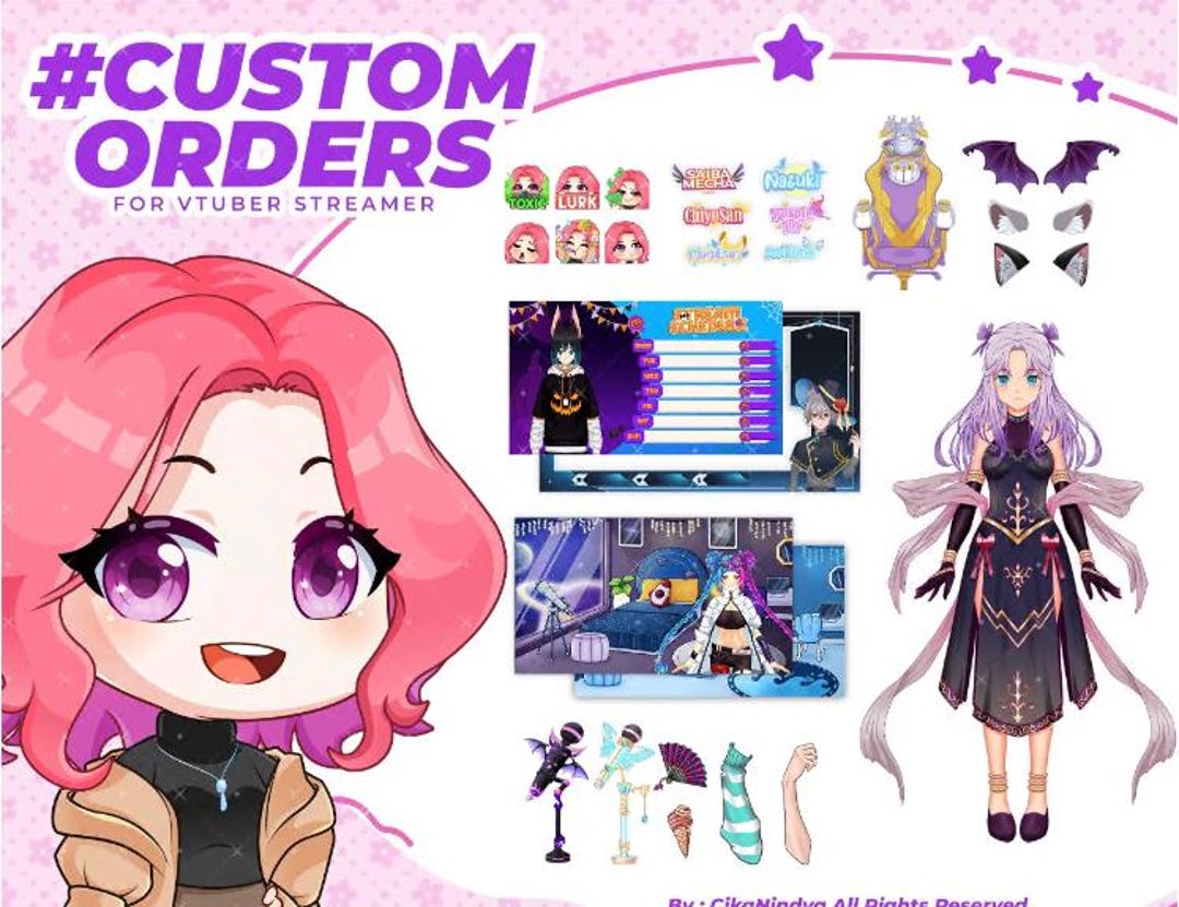 Vrchat Avatar PC With Rigging 2 Expressions Quest Optimization - Etsy