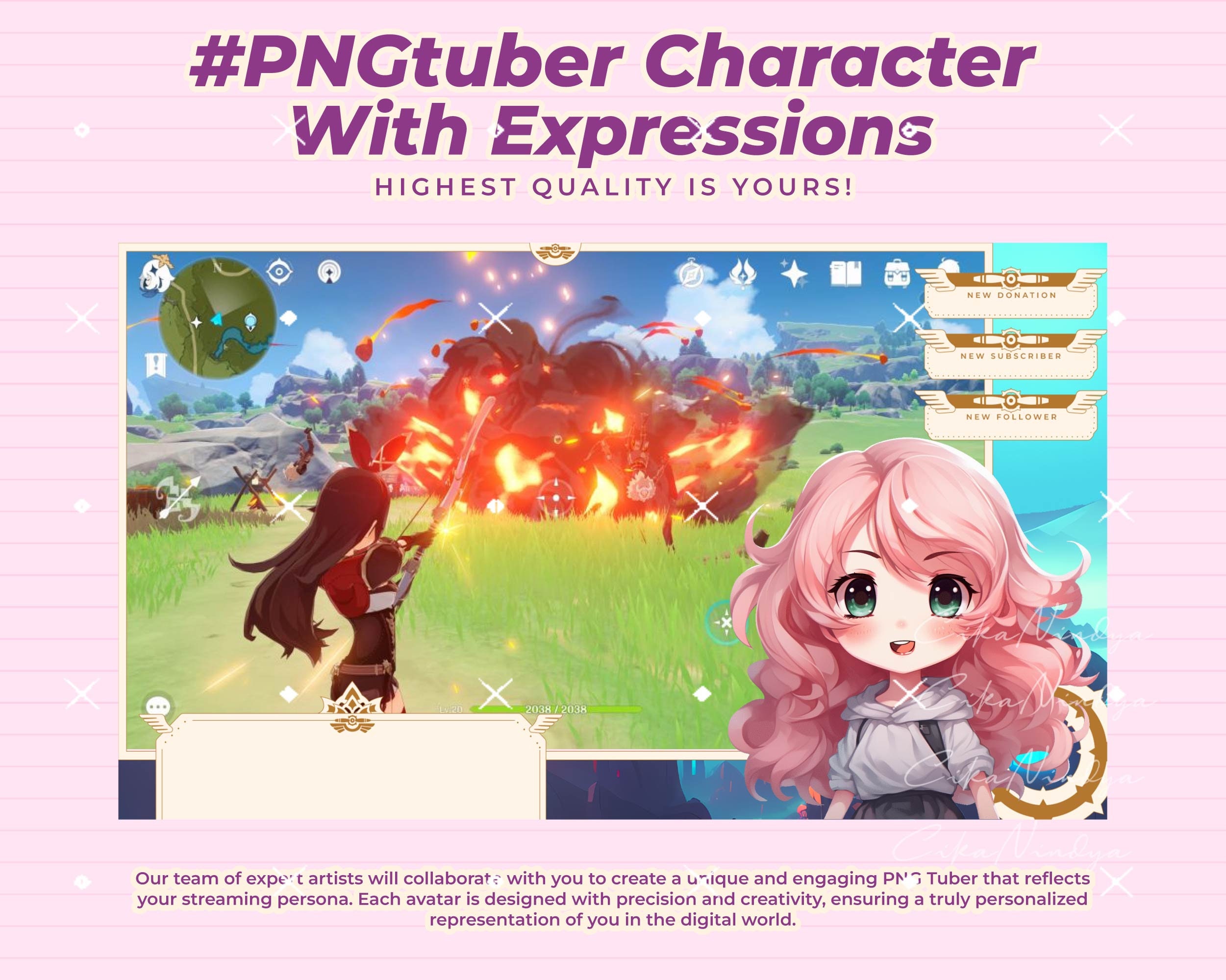 Pngtuber Pngtuber Twitch Pngtuber Model Pngtuber Premade - Etsy Australia