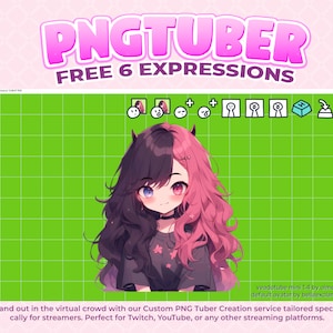 PNG Tuber | Adventure Streamer Tuber PNG With Black Necklace | 6 ...