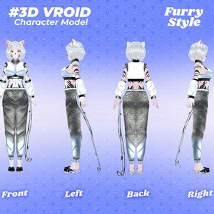 3D Vroid Character, 3d Model Commission, Vtuber Model, Vroid ...