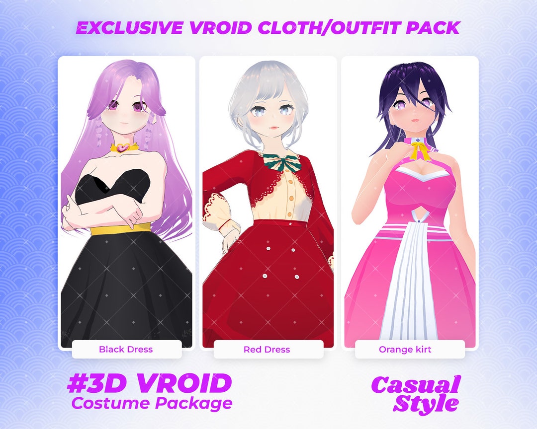 Cozy Streamer Clothes Essentials for Virtual Stars - Vroid Clothing ...