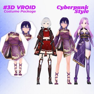 Vroid Clothing Pack, Avatar Outfits, Clothing Set, Streamer Apparel ...