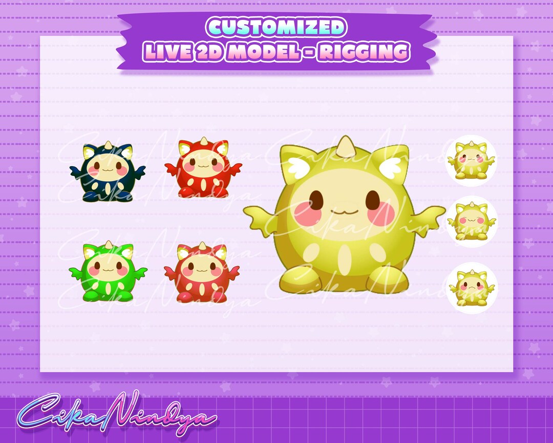 Pet Vtuber V5 - Vtuber Model, Vtuber, Cute Vtuber, Kawaii Vtuber ...