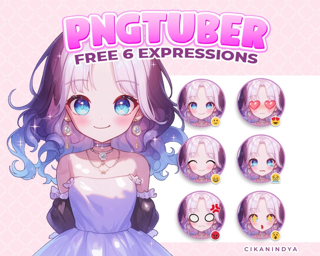 High-quality Pngtuber – Smooth Animated Fantasy Female Model With ...