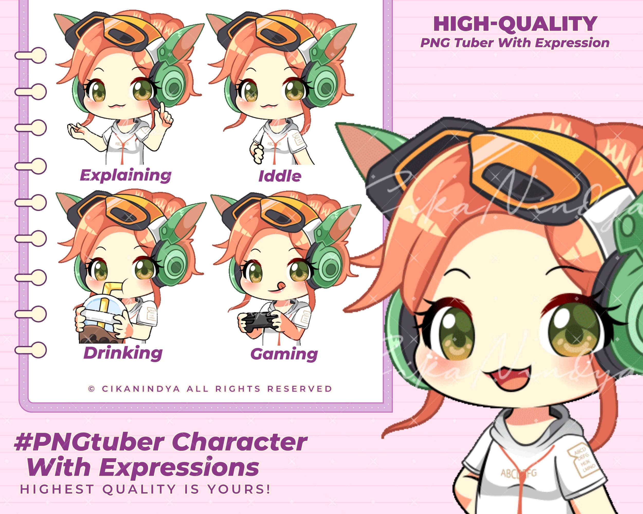 Enhance Your Stream Visuals With High-quality PNG Tuber Png Tuber ...