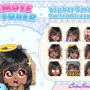 Vtuber Emote, Twitch Chat Box, Emote, Emote Commission, Raid Emote ...