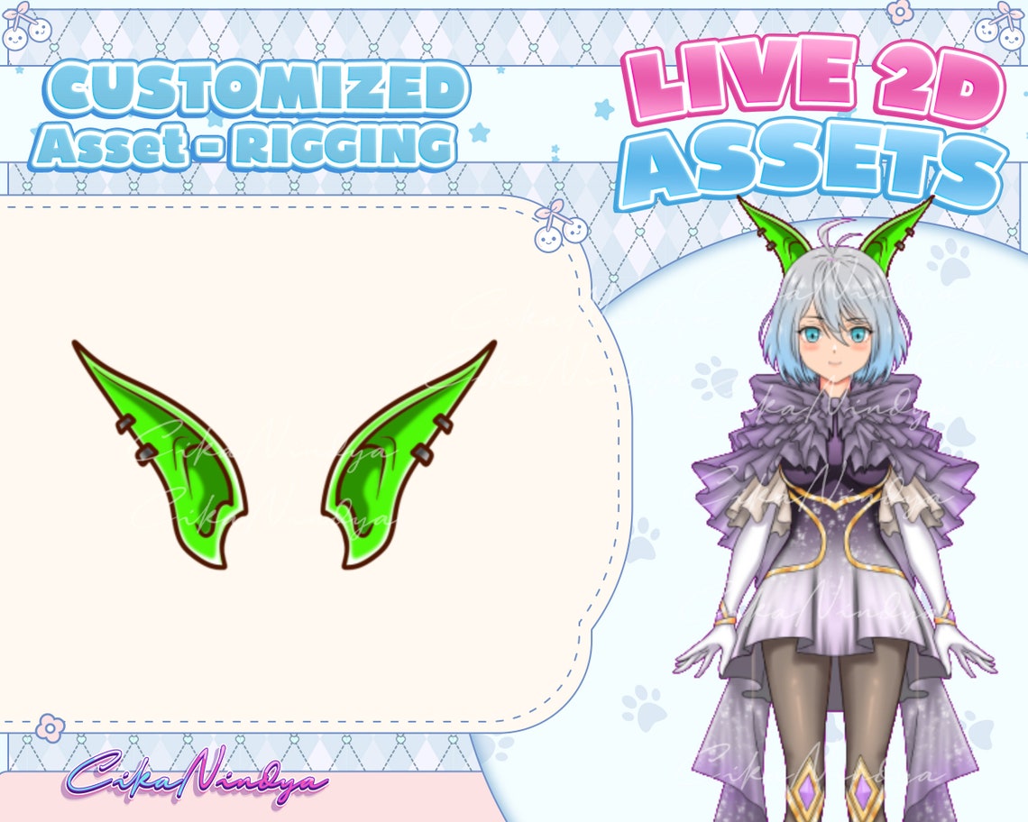 Vtuber Assets Twitch Assets Stream Assets Live2d Asset - Etsy