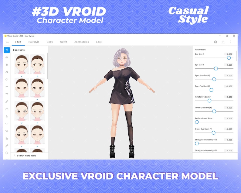 Fantasy Realm Avatar 3D Vroid Girl Gracyla for Fantasy Streamers 3D ...