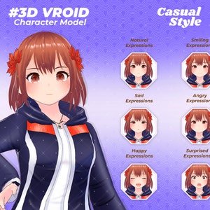 Streamer's Signature Character Unique 3D Vroid Model Meiyun Sasikizu ...