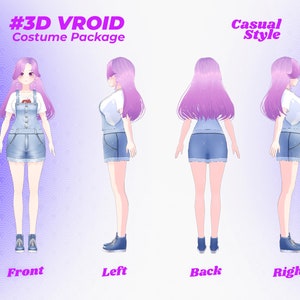 Vroid Clothing Pack, Streaming Outfits, Girl Fashion, Clothes, Outfit ...