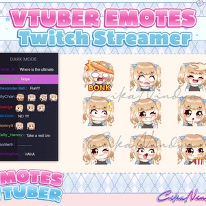 Vtuber Emote, Anime Emote, Twitch Emote, Game Emote, Emote - Bring Your ...