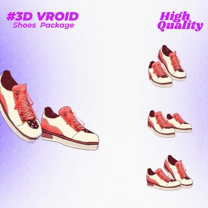 3D Vroid Shoes Pack: Streaming Avatar Footwear (.vroidcustomitem) - Etsy