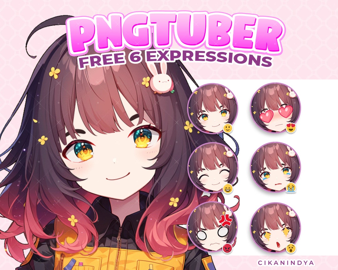 PNG Tuber | Enhance Your Streams With PNG Tuber Girl Virtual Characters ...