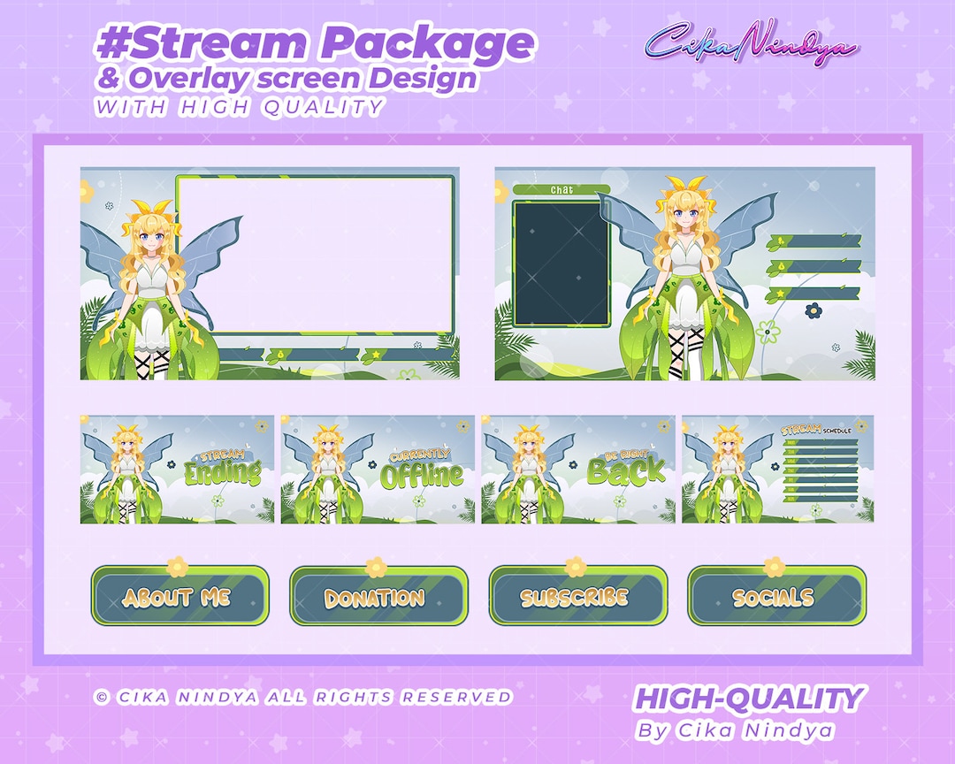 Lifestyle Vlogger's Visual Kit Chic Overlay Package for Lifestyle ...