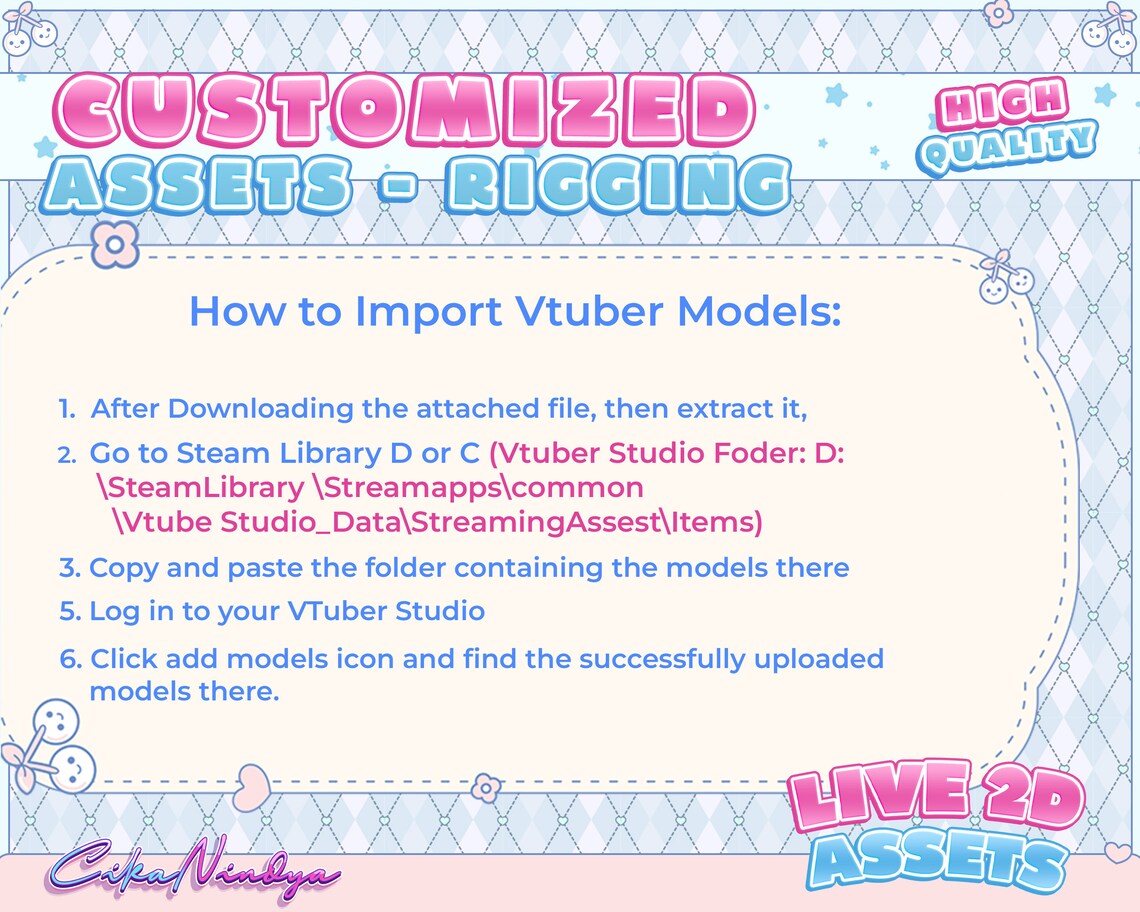 Vtuber Assets Stream Assets Vtuber Asset Wings Live2d Asset - Etsy