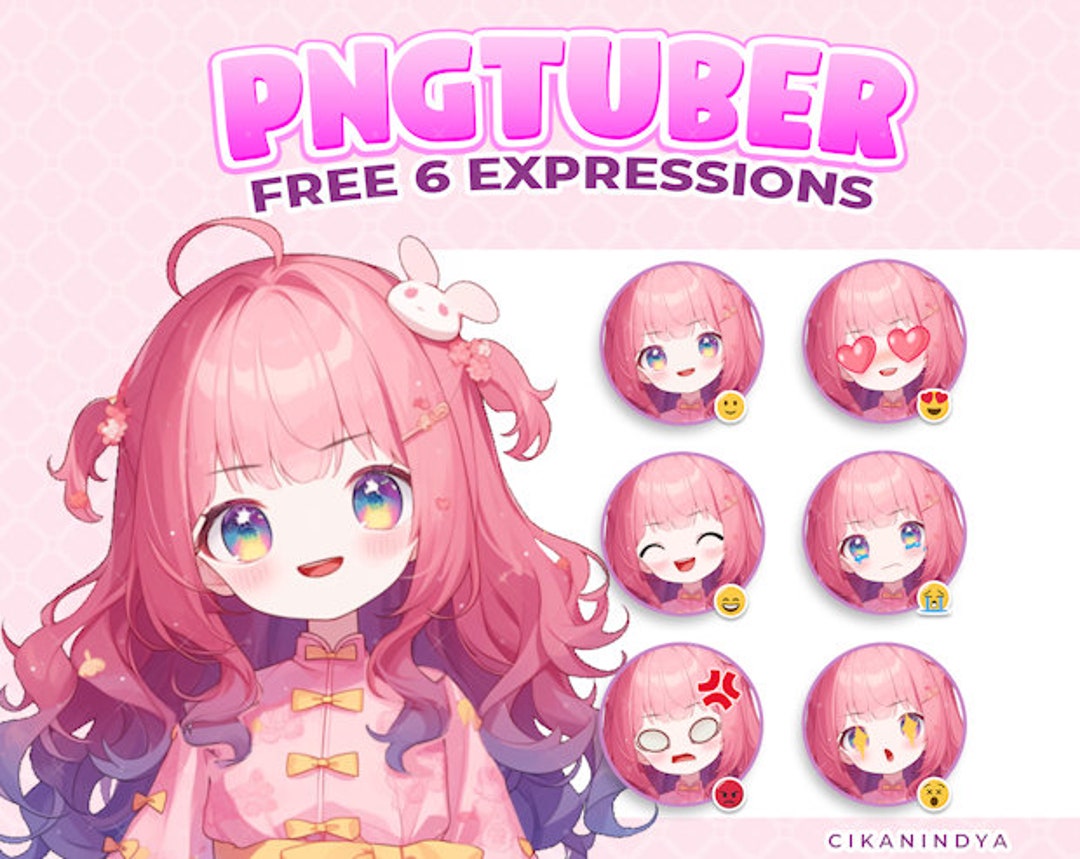 PNG Tuber | Create Unique Streams With PNG Tuber Cute Characters | Free ...