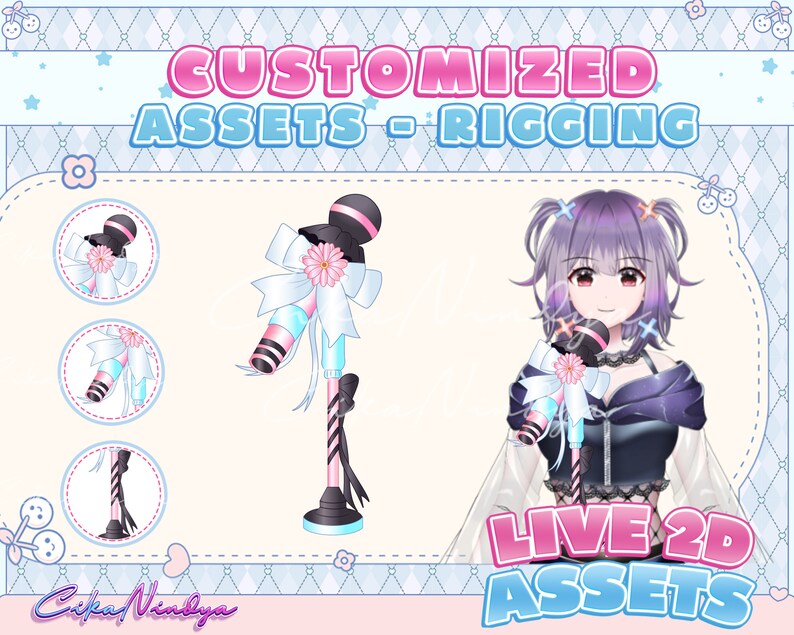 Perfect Your Streaming Setup With 2D Assets Microphone for - Etsy