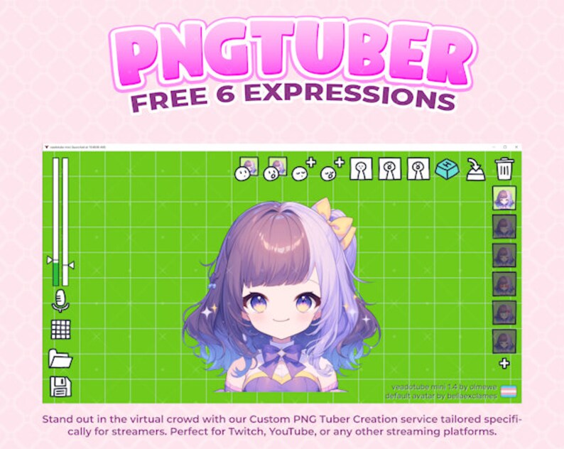 PNG Tuber | Beautiful and Cute PNG Tuber for the Perfect Streamer | Get ...