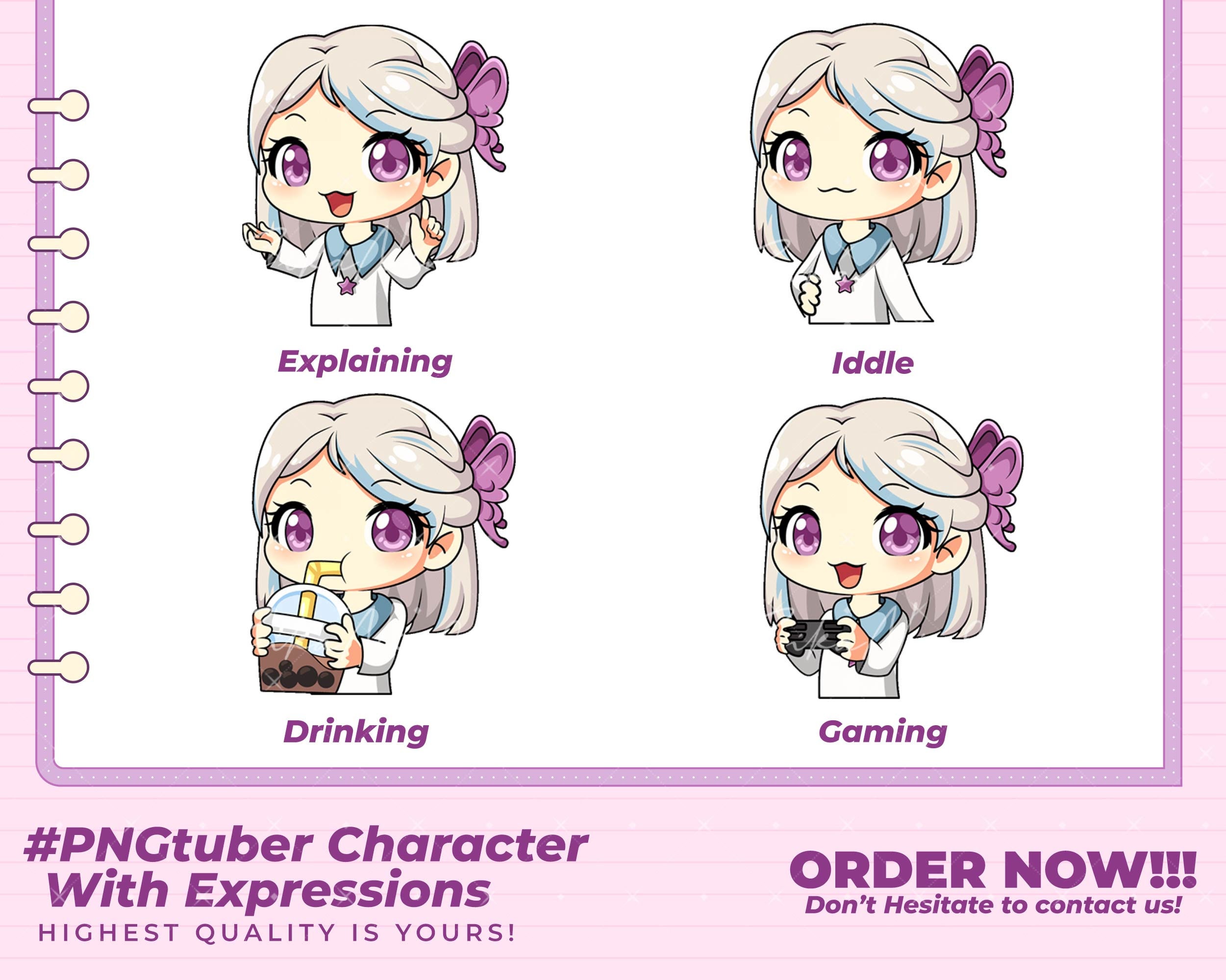 PNG Tuber, Png Tuber Twitch, Gif Pngtuber, Pngtuber Model, Pngtuber ...