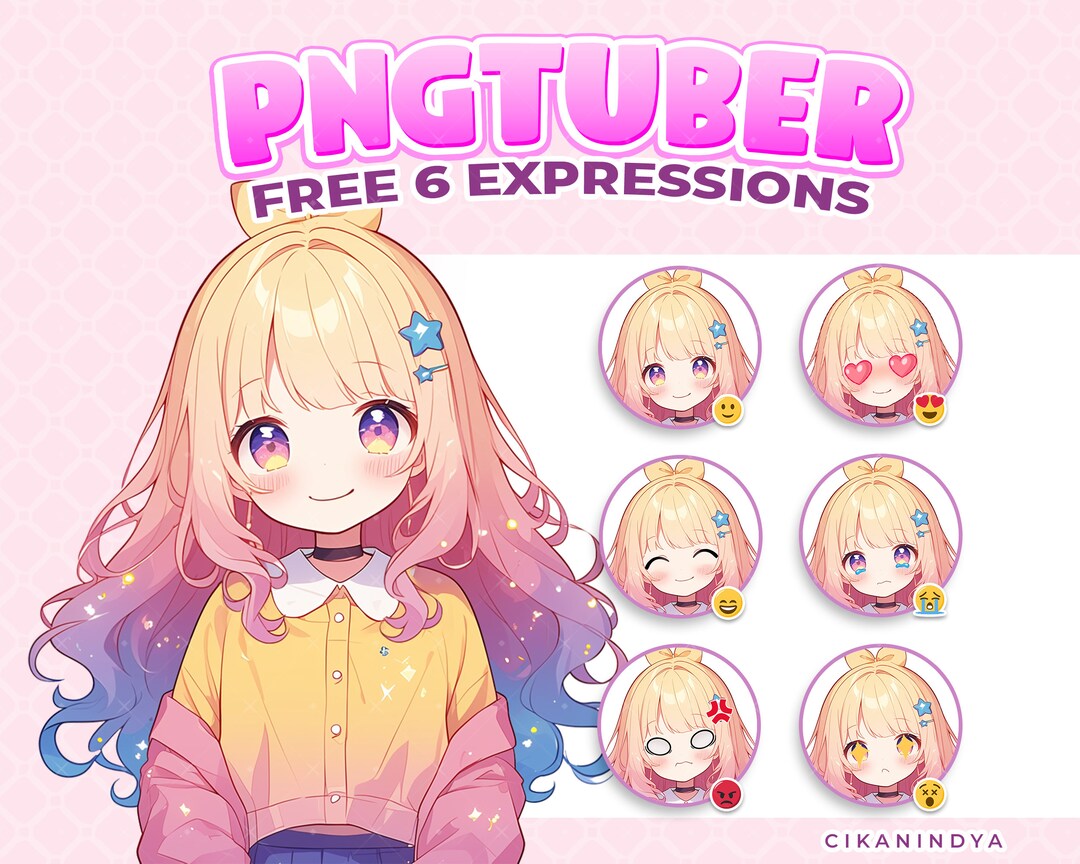 PNG Tuber | Enhance Streaming With PNG Tuber Girl Virtual Characters ...