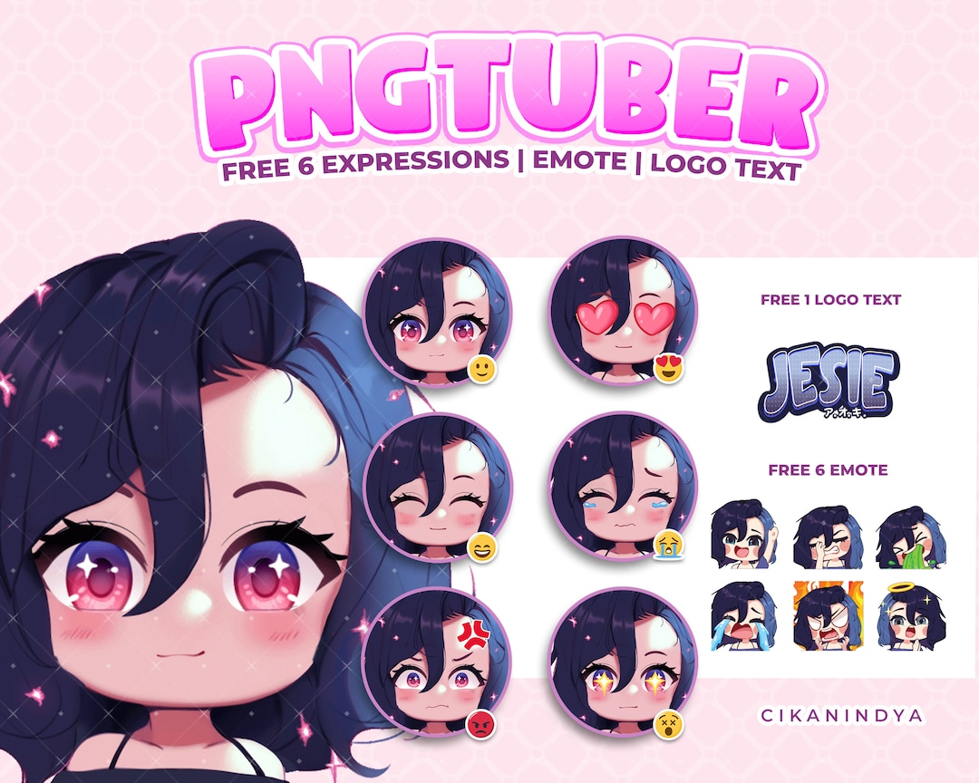 Pngtuber | Star Jesie Dynamic PNG Tuber Pack | Get Cute Emote | Logo ...