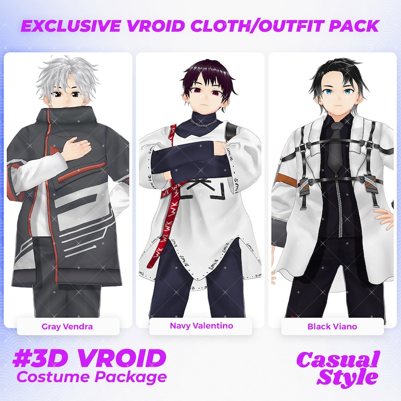 Vroid Avatar Clothes - Etsy