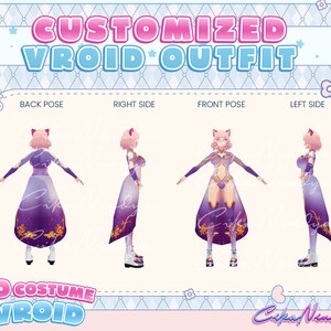 3D Vroid Costume, Vroid Assets, Vroid Studio, Vroid Outfit, Cosplay ...