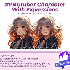 Pngtuber, Pngtuber Twitch, Pngtuber Model, Pngtuber Premade, Pngtuber ...