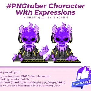 Pngtuber, Pngtuber Twitch, Pngtuber Model, Pngtuber Premade - Bring ...