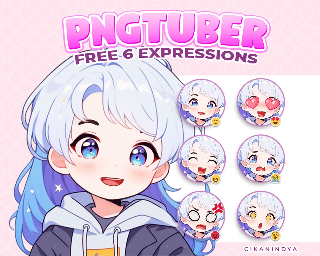 Pngtuber | Update Your Digital Look With Stylish White Black Clothed ...