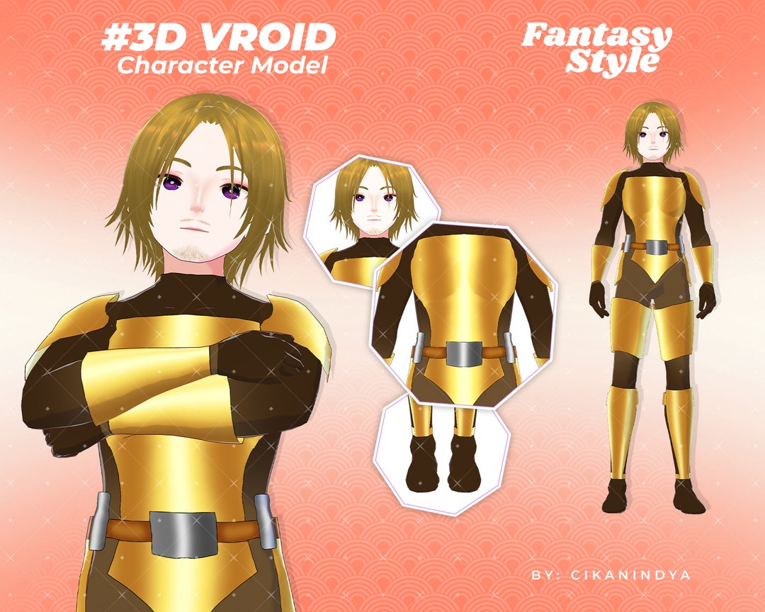 Anime Stream Hero Expressive 3D Vroid Male Moeru Tamashi for Anime ...