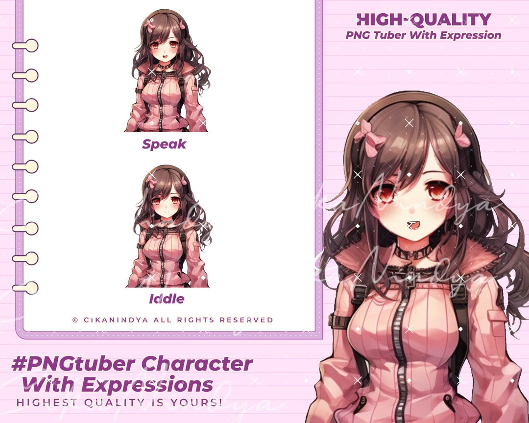 PNG Tuber Kawaii Kingdom Irresistible Chibi Girl PNG Tuber Streaming ...