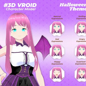 3D Vroid Character, 3d Model, Vtuber Model Free, Virtual Streamer ...