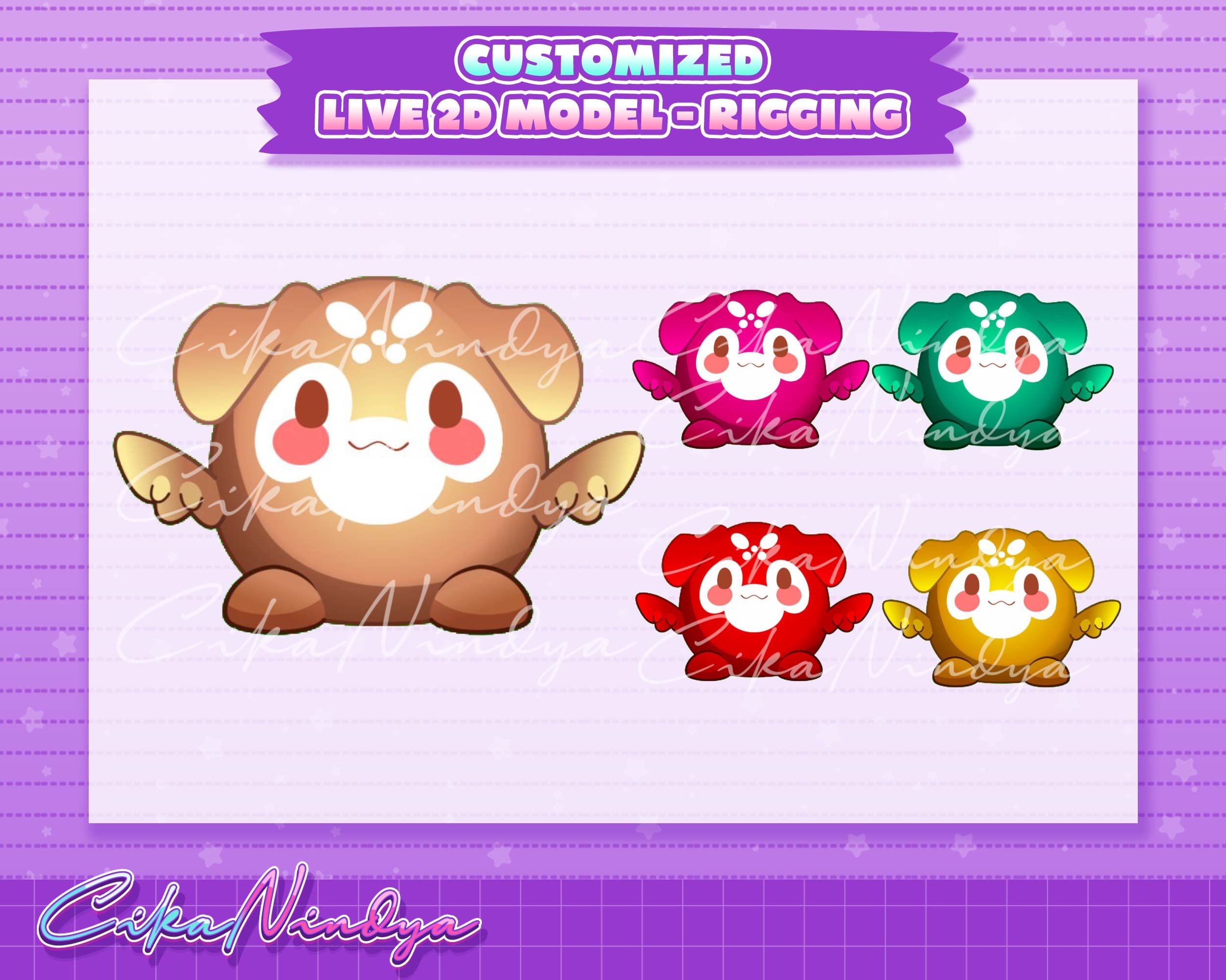 Pet Vtuber V11 Vtuber Model Vtuber Cute Vtuber Kawaii - Etsy