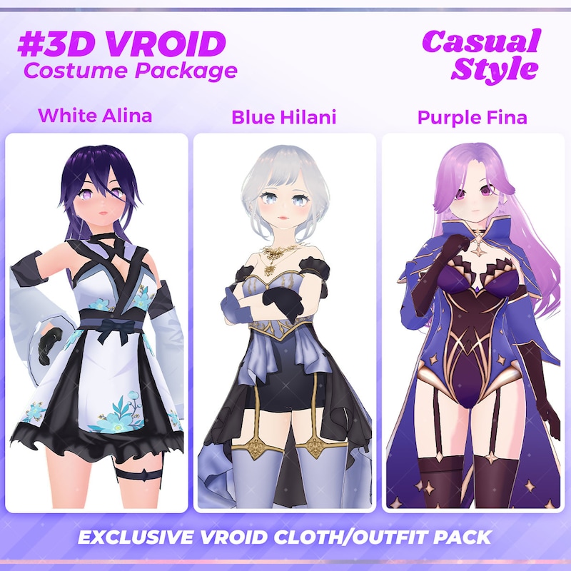 Vroid Avatar Clothes - Etsy