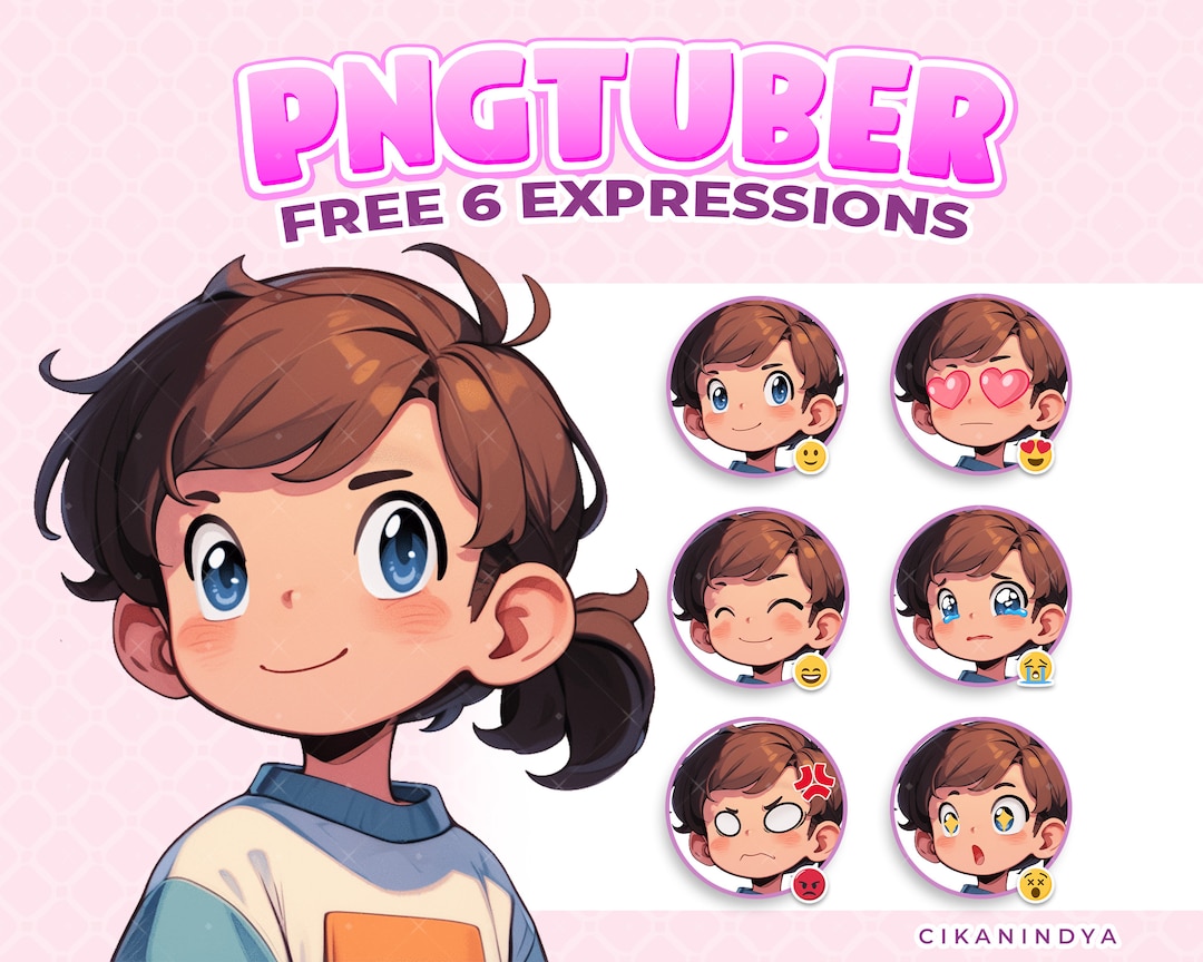 PNG Tuber | Cute PNG Tuber Character for Engaging and Sparkle Content ...