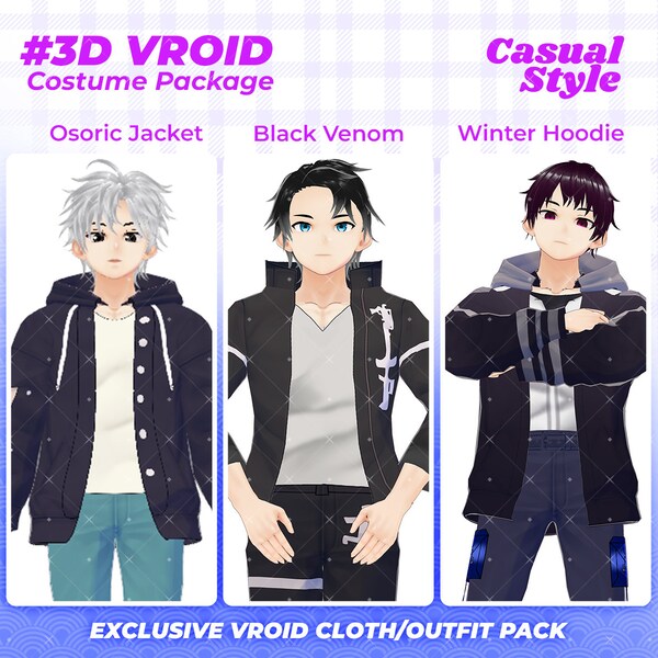 Male Vroid Clothes - Etsy