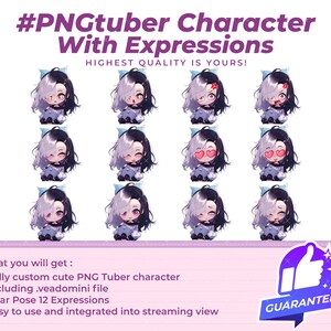 Pngtuber | Chibi Tuber in Grey Casual Attire for Versatile Content ...