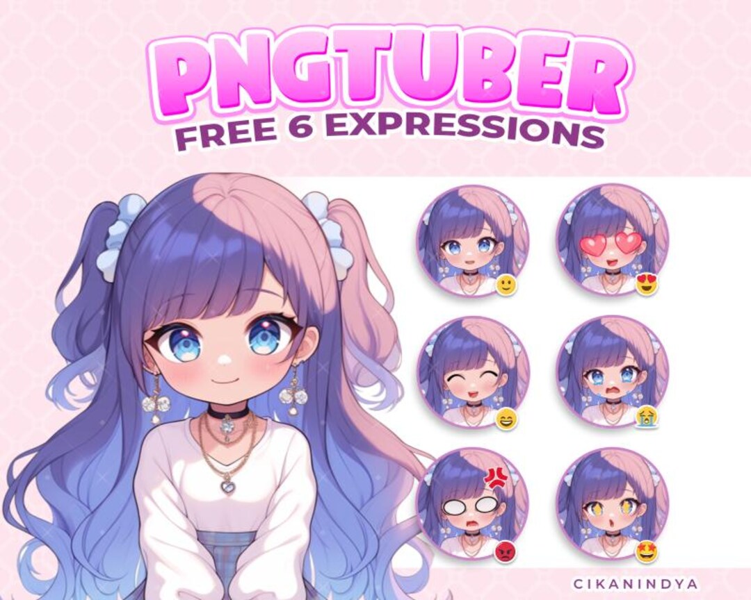 Custom Pngtuber Alternative – High-quality Pastel Avatar - Etsy